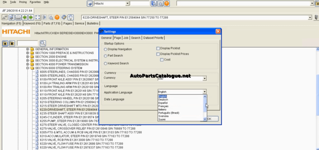 Hitachi Parts Manager Pro – AutoPartsCatalogue
