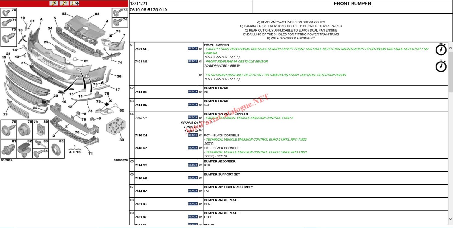Citroen Service Box EPC [2026] Online Parts Catalog
