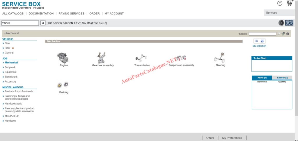 Peugeot Service Box EPC [2026] Online Parts Catalog