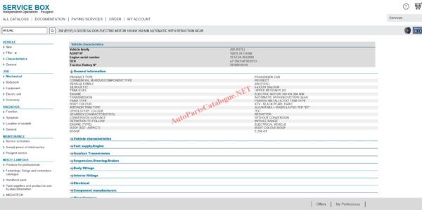 Peugeot Service Box EPC [2026] Online Parts Catalog