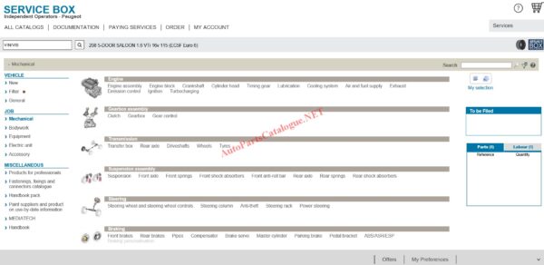 Peugeot Service Box EPC [2026] Online Parts Catalog