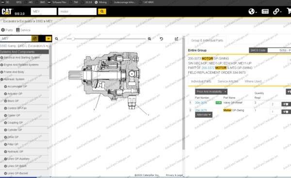 Caterpillar SIS 2.0 Online [2025] CAT SIS 2.0