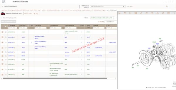 Jaguar & Land Rover JLR EPC [2026] Online Parts Catalog