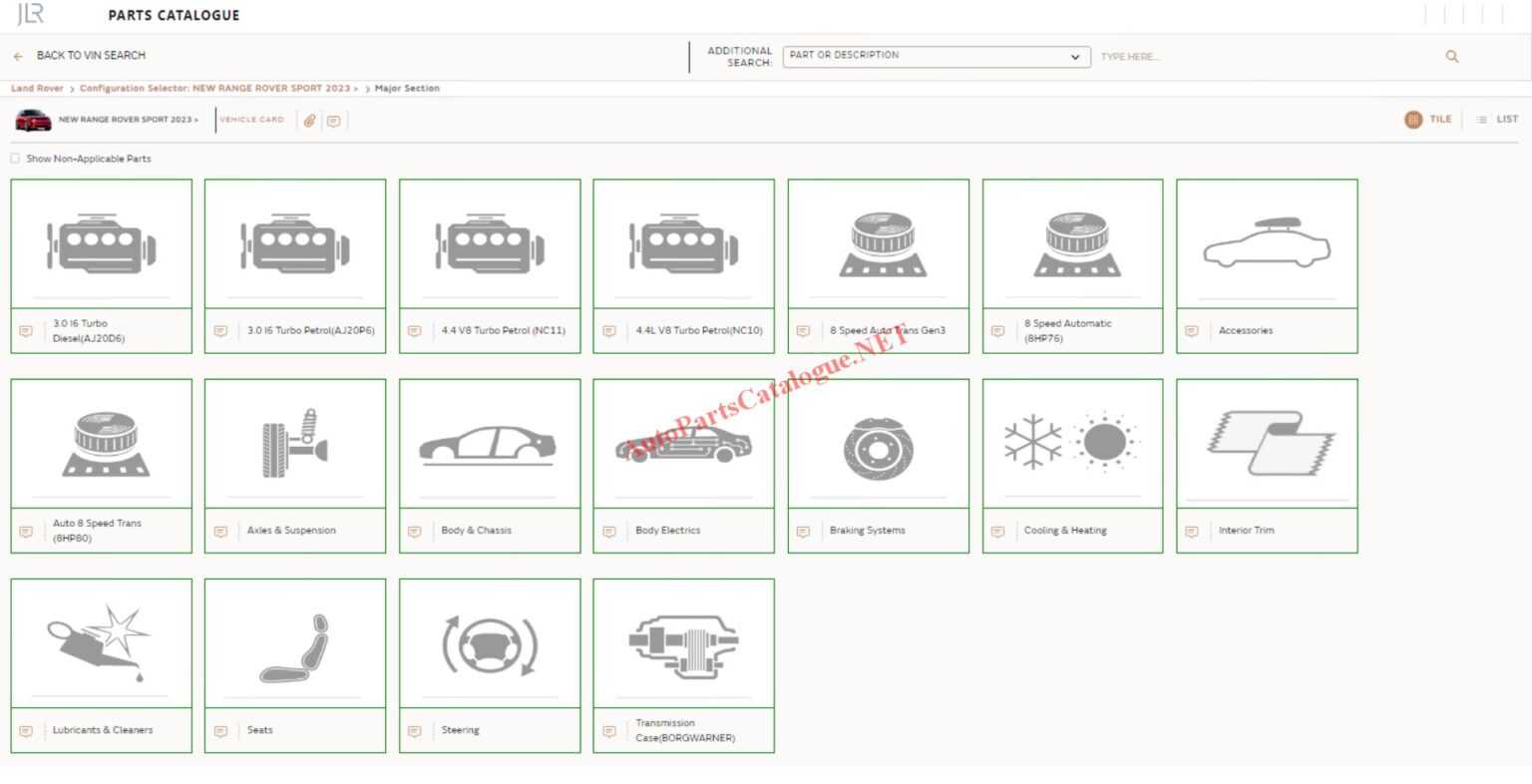 Jaguar & Land Rover JLR EPC [2025] Online Parts Catalog