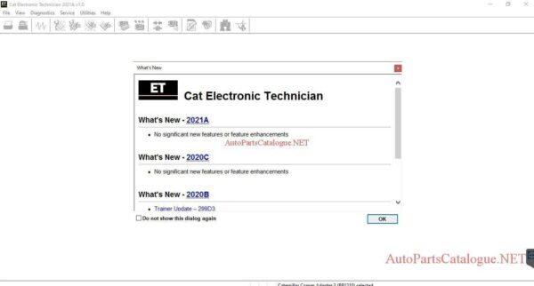 Caterpillar Electronic Technician (CAT ET 2022A) + Factory Password ...