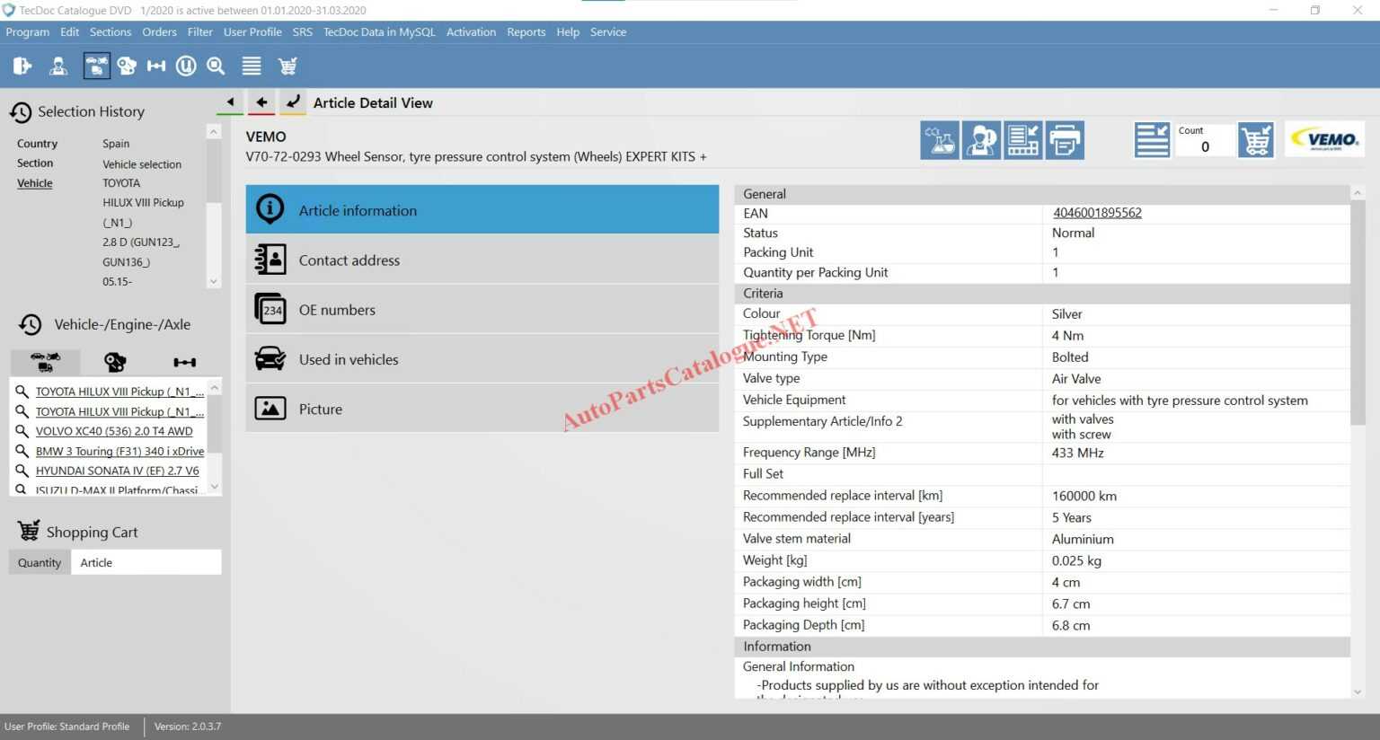 TecDoc Catalog 4Q 2020 | TecAlliance – AutoPartsCatalogue