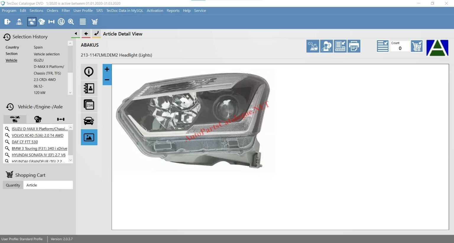 TecDoc Catalog 4Q 2020 | TecAlliance – AutoPartsCatalogue