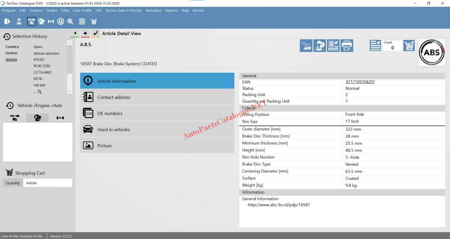 TecDoc Catalog 4Q 2020 | TecAlliance – AutoPartsCatalogue