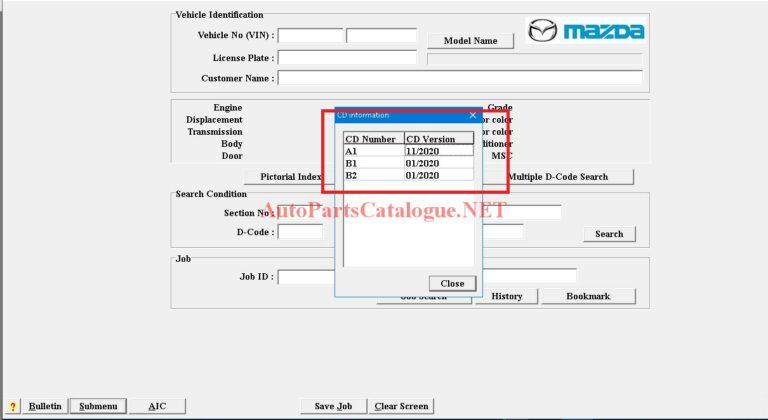 Mazda EPC General [2021] Parts Catalog Download