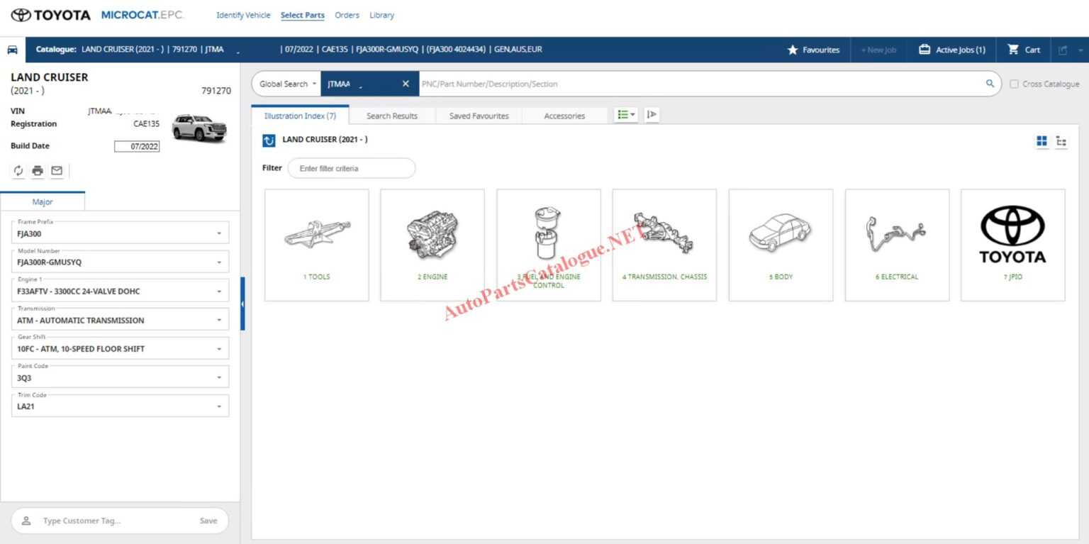 Toyota Microcat EPC [2026] Online Parts Catalog