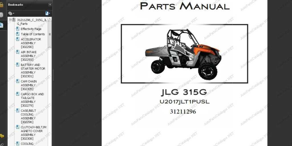 JLG Lift Equipment 2021 Parts and Service Manuals PDF SET Download