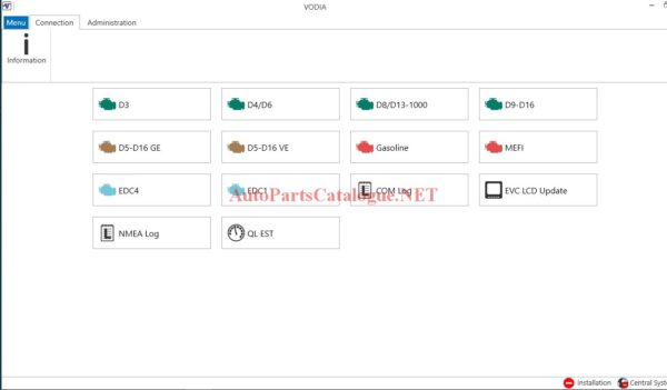 VOLVO PENTA VODIA 5.2.50 [Development] Diagnosis Software