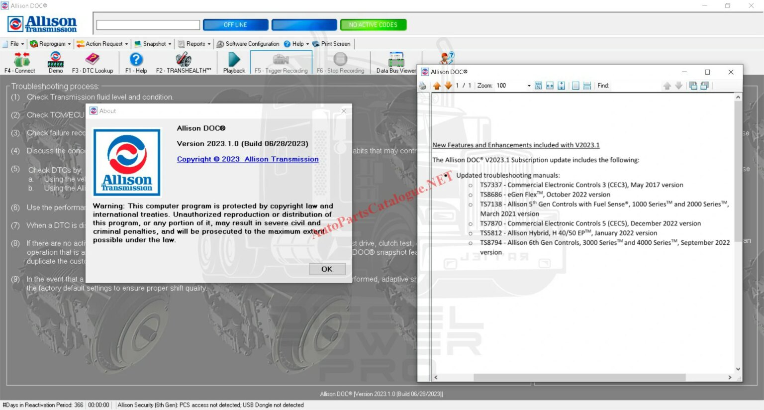 Allison DOC Premium [2023] Diagnostic Software – Download