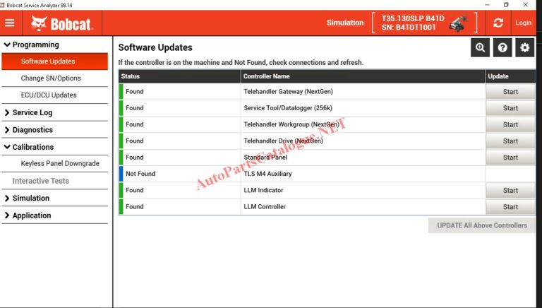 Bobcat Service Analyzer v92.0 [2024] Diagnosis Software Download