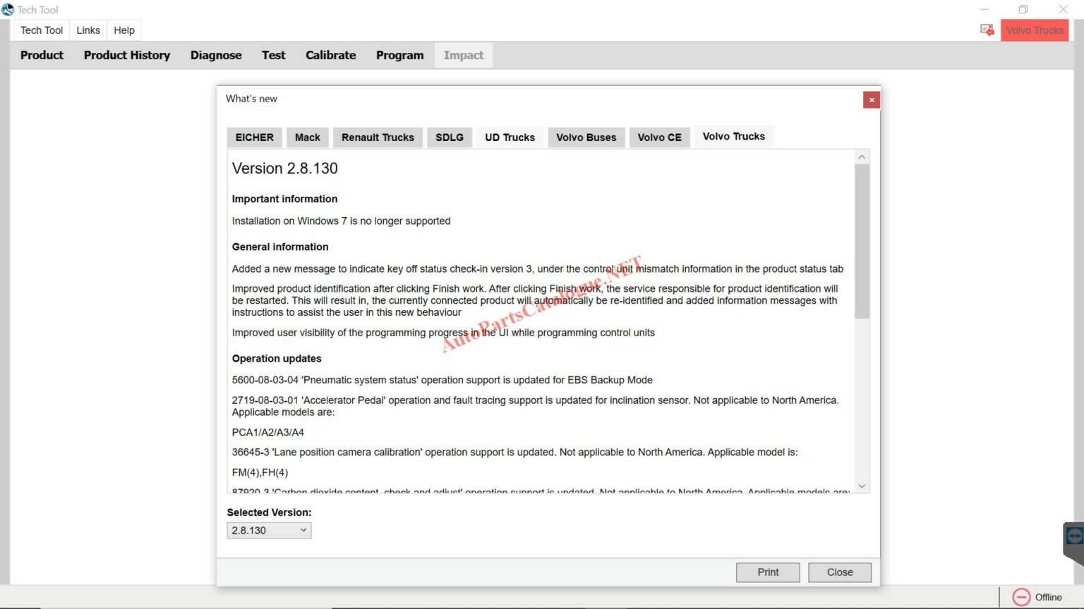 Volvo Premium Tech Tool PTT VCADS 2.8.140 Development Download