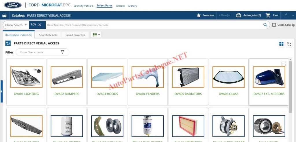 Ford Microcat EPC [2025] Online Parts Catalog