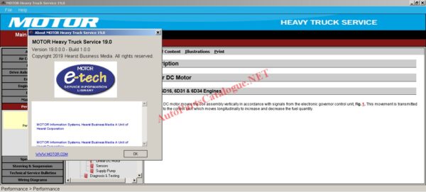 Motor Heavy Truck Service v19 Service information Download