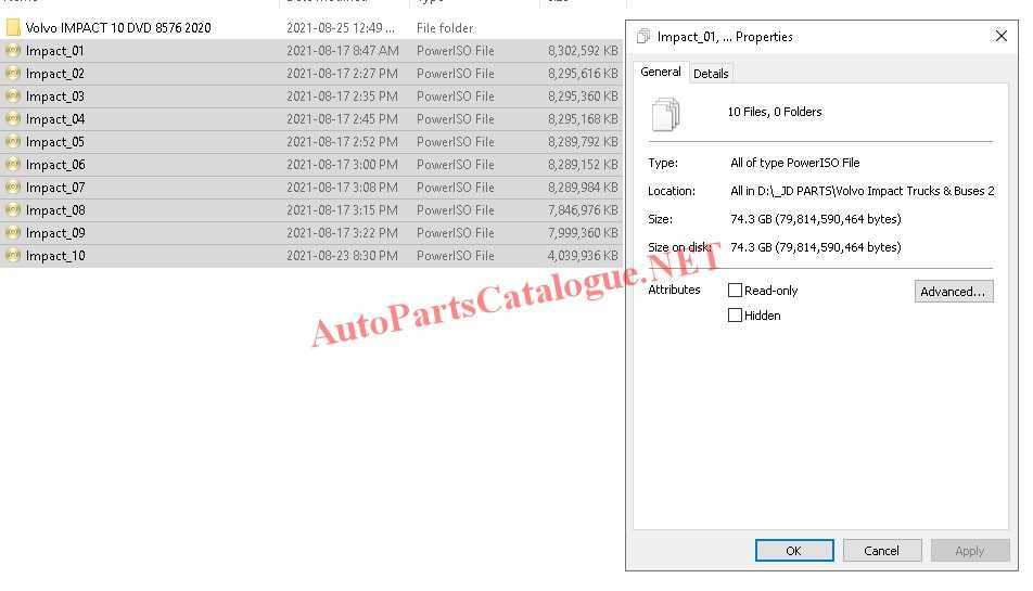 Volvo Impact 2020 Parts Catalog & Service Manual Download