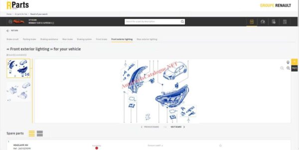 Renault RParts EPC [2026] Online Parts Catalog
