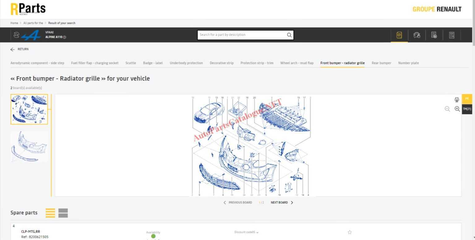 Renault RParts EPC [2026] Online Parts Catalog