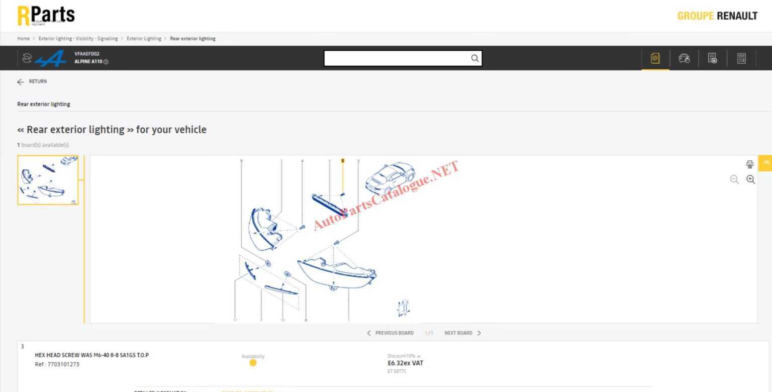 Renault RParts EPC [2026] Online Parts Catalog