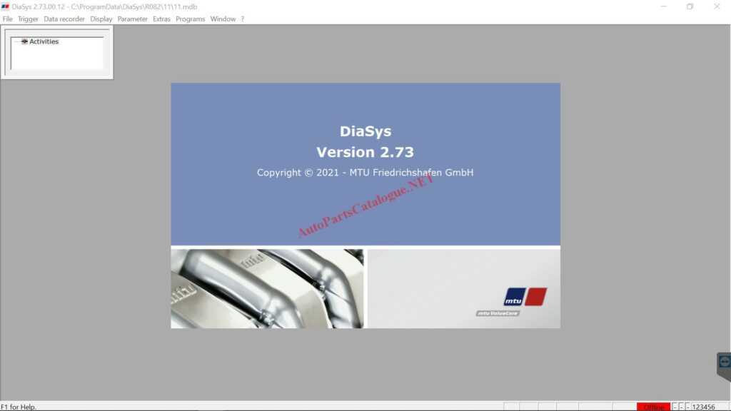 MTU DiaSys PRO v2.73 Diagnosis Software – Download
