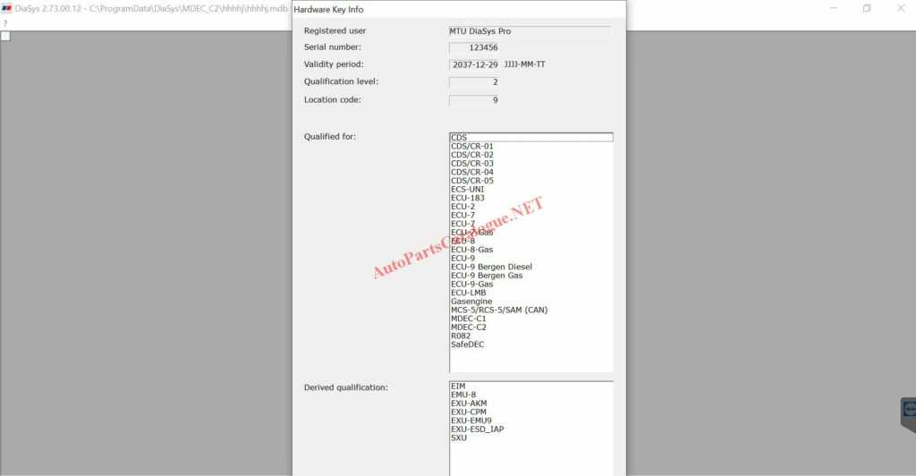 MTU DiaSys PRO v2.73 Diagnosis Software – Download