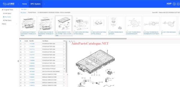 MG SAIC MOTOR EPC [2025] Online Parts Catalog