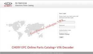 CHERY EPC [2024] Online Parts Catalog