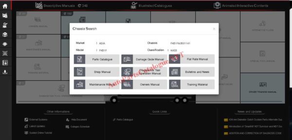 Mitsubishi FUSO ASCENT EPC [2025] Online Parts Catalog & Service