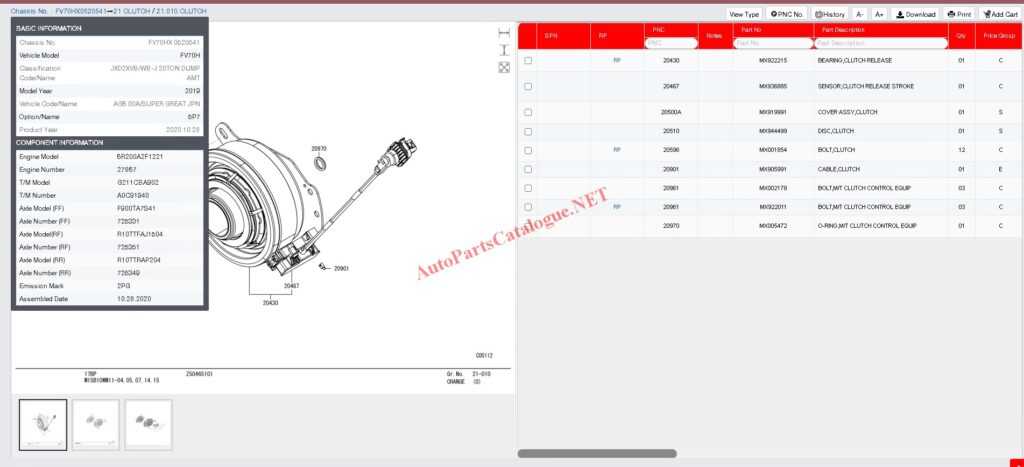 Mitsubishi FUSO ASCENT EPC [2025] Online Parts Catalog & Service