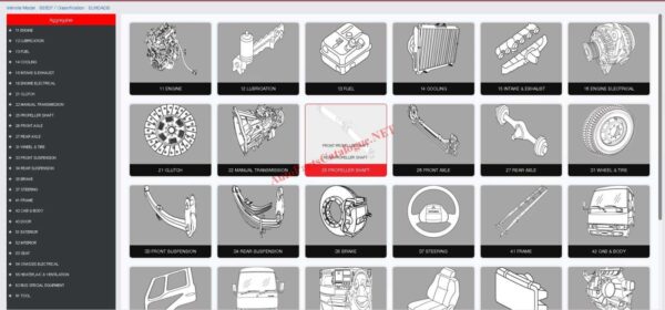Mitsubishi FUSO ASCENT EPC [2025] Online Parts Catalog & Service