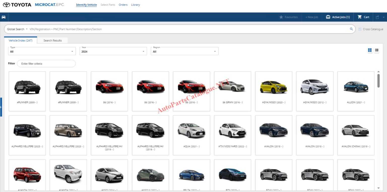 Toyota Microcat EPC [2026] Online Parts Catalog