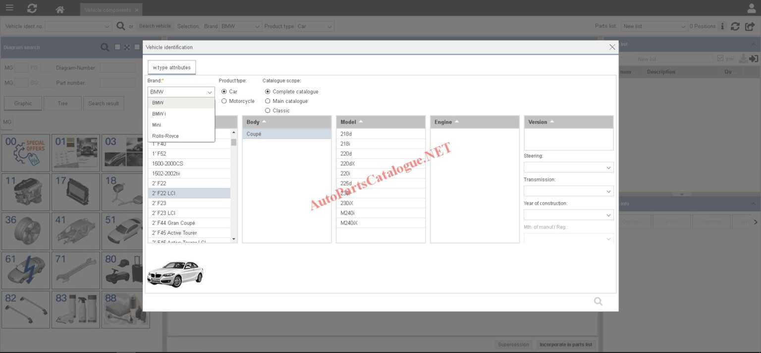 BMW ETK EPC [2025] Online Parts Catalog
