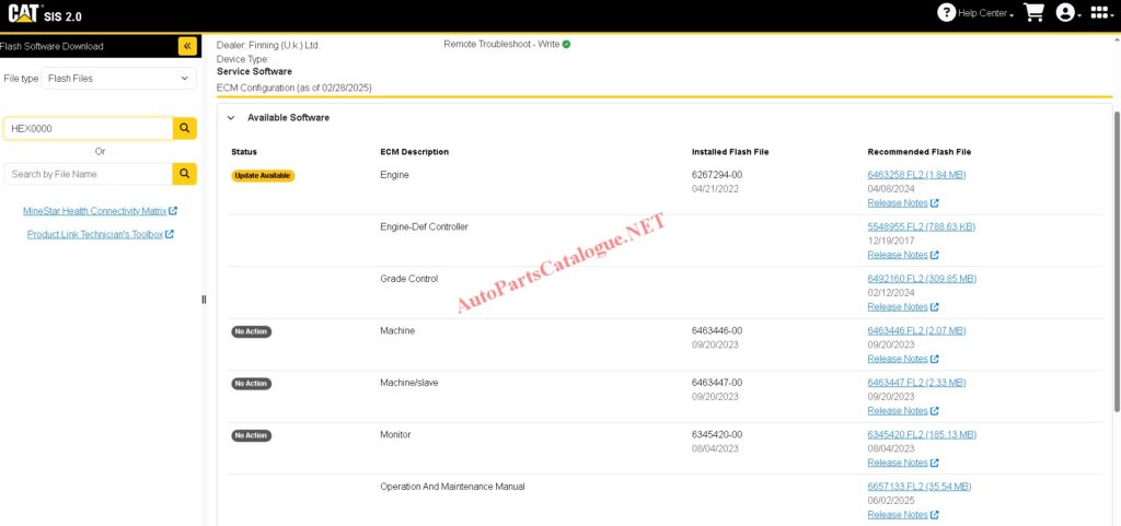 Caterpillar SIS 2.0 Online [2026] CAT SIS 2.0