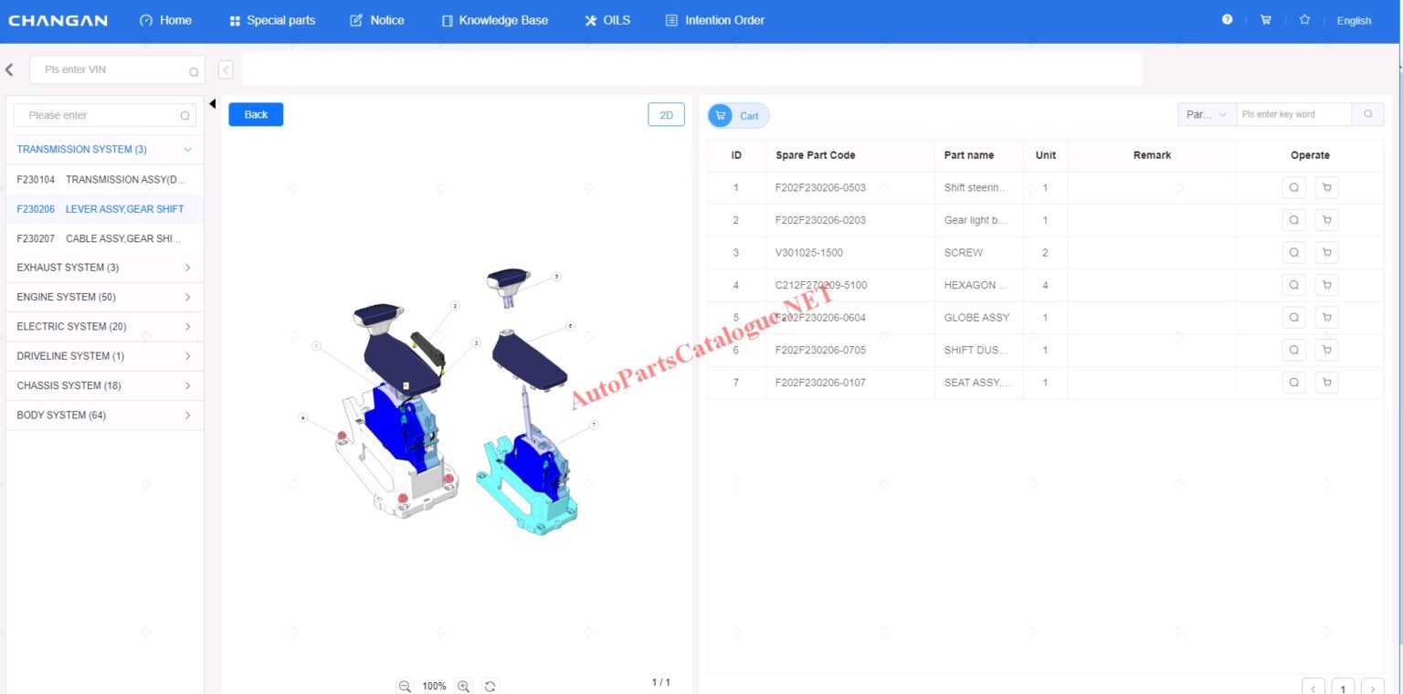 Changan EPC [2026] Online Parts Catalog