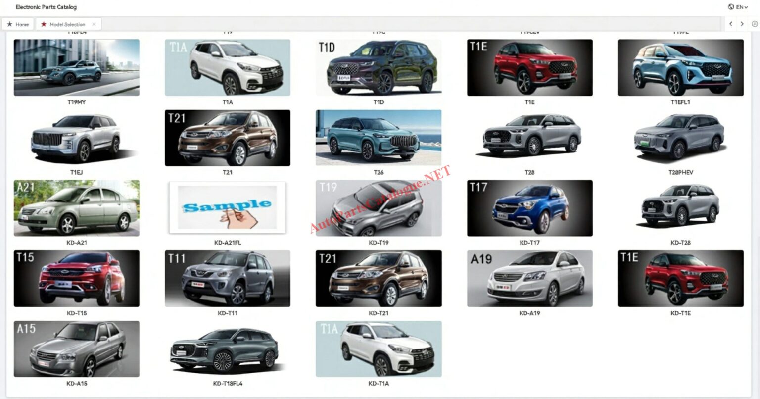 CHERY EPC Online [2026] Electronic Parts Catalog
