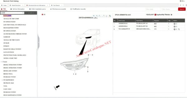 CHERY EPC Online [2026] Electronic Parts Catalog