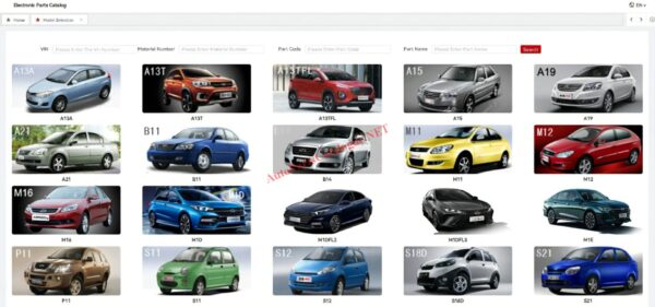 CHERY EPC Online [2026] Electronic Parts Catalog