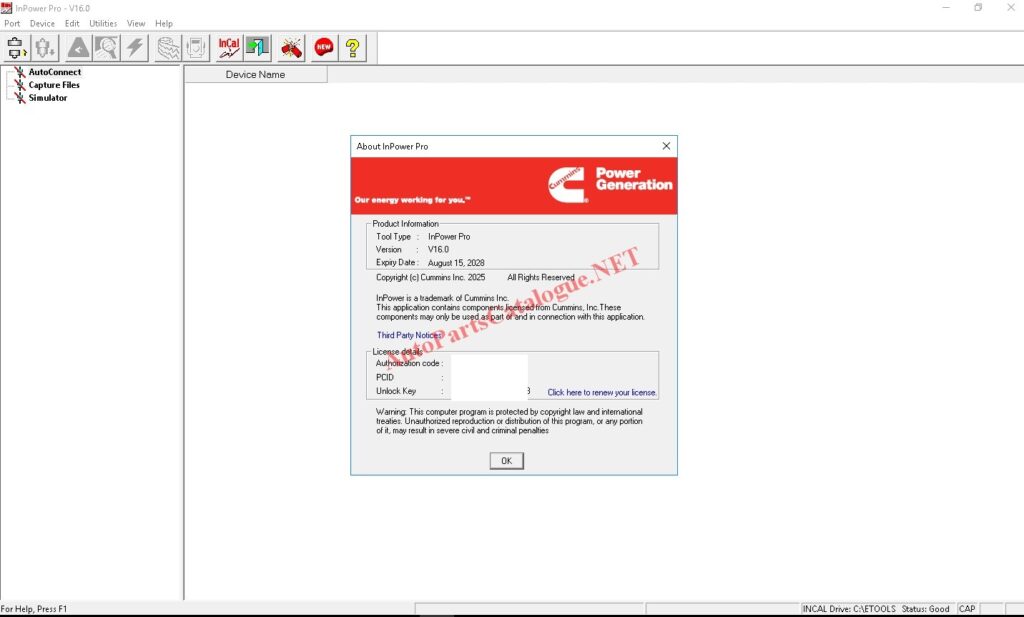 Cummins InPower Pro V16.0 [2026] Generator Diagnostic Software