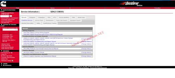 Cummins QuickServe Online [2025] Parts Catalog & Service