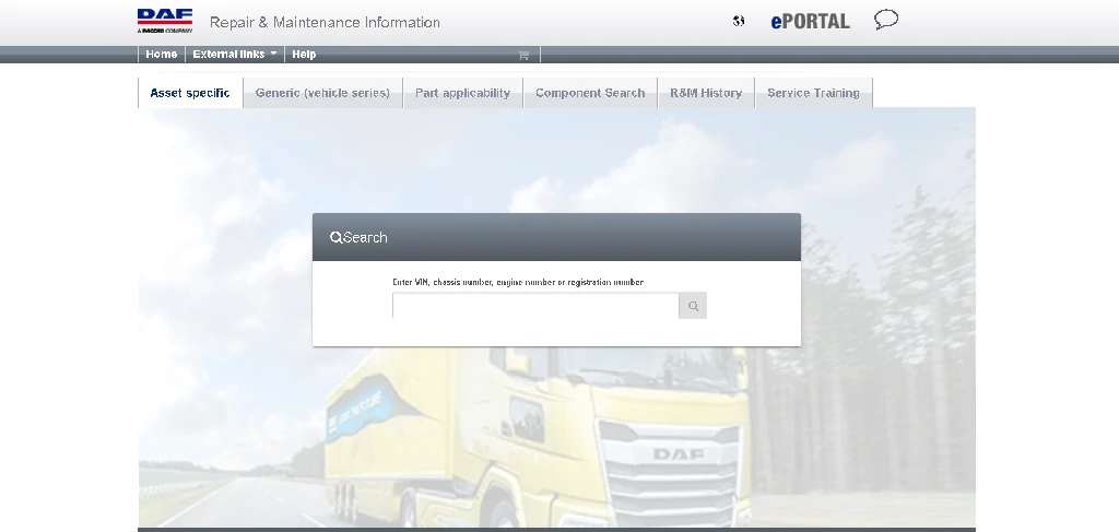 DAF RMI EPC [2026] Online Parts Catalog & Service
