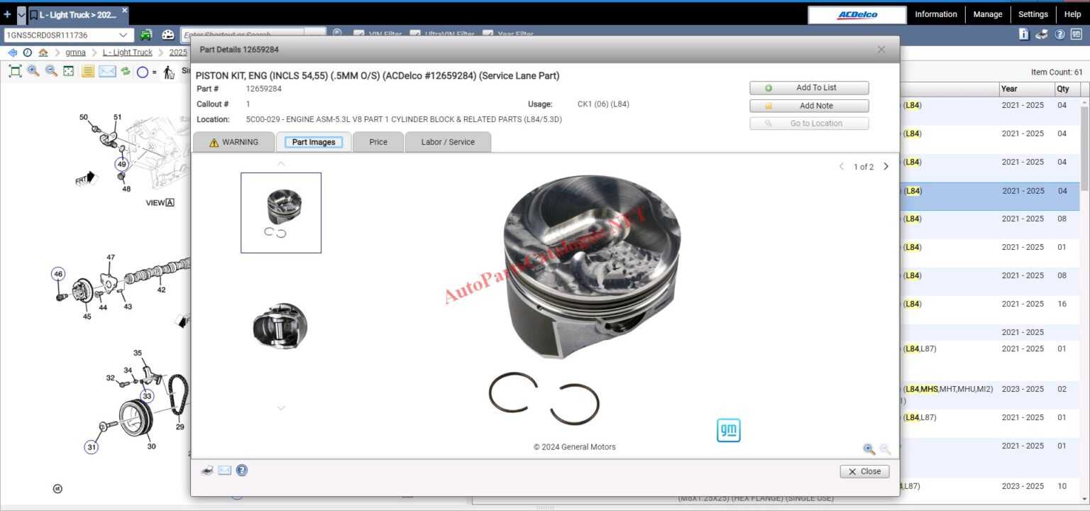 General Motors GM Global EPC [2026] Online Parts Catalog