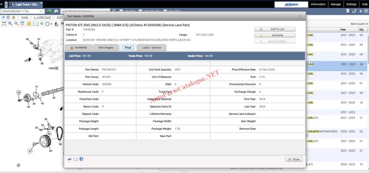 General Motors GM Global EPC [2026] Online Parts Catalog