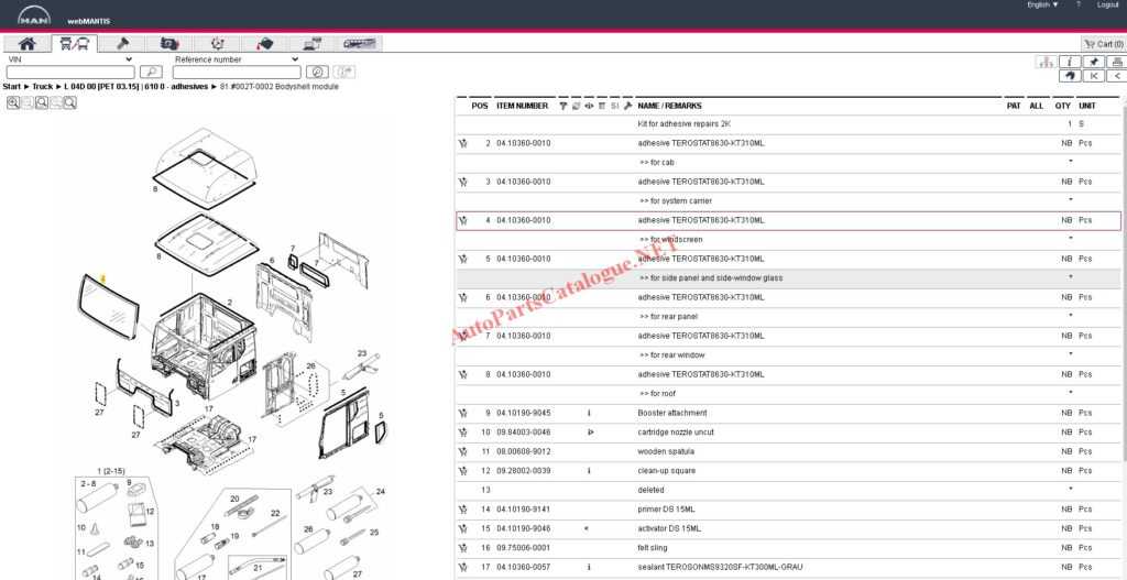 MAN MANTIS WEB EPC [2026] Online Parts Catalog