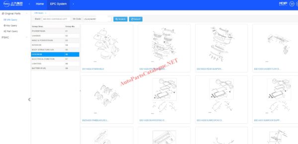 MG SAIC MOTOR EPC [2026] Online Parts Catalog