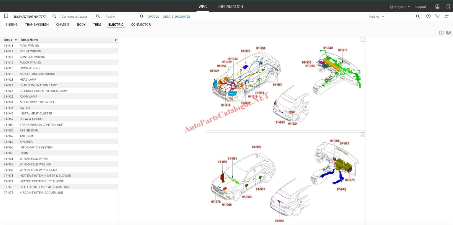 MOBIS WPC EPC [2026] Hyundai & KIA Online Parts Catalog