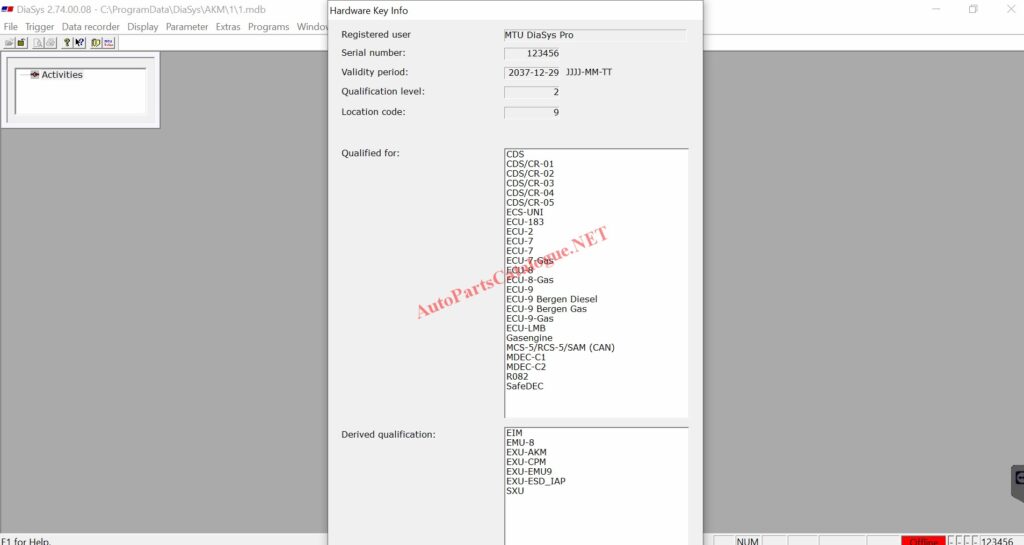 MTU DiaSys PRO v2.74 Diagnosis Software – Download